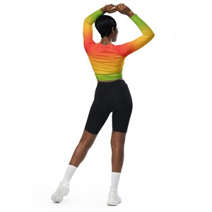 Rasta Colors, Rasta Long-sleeve Crop Top, - Etsy