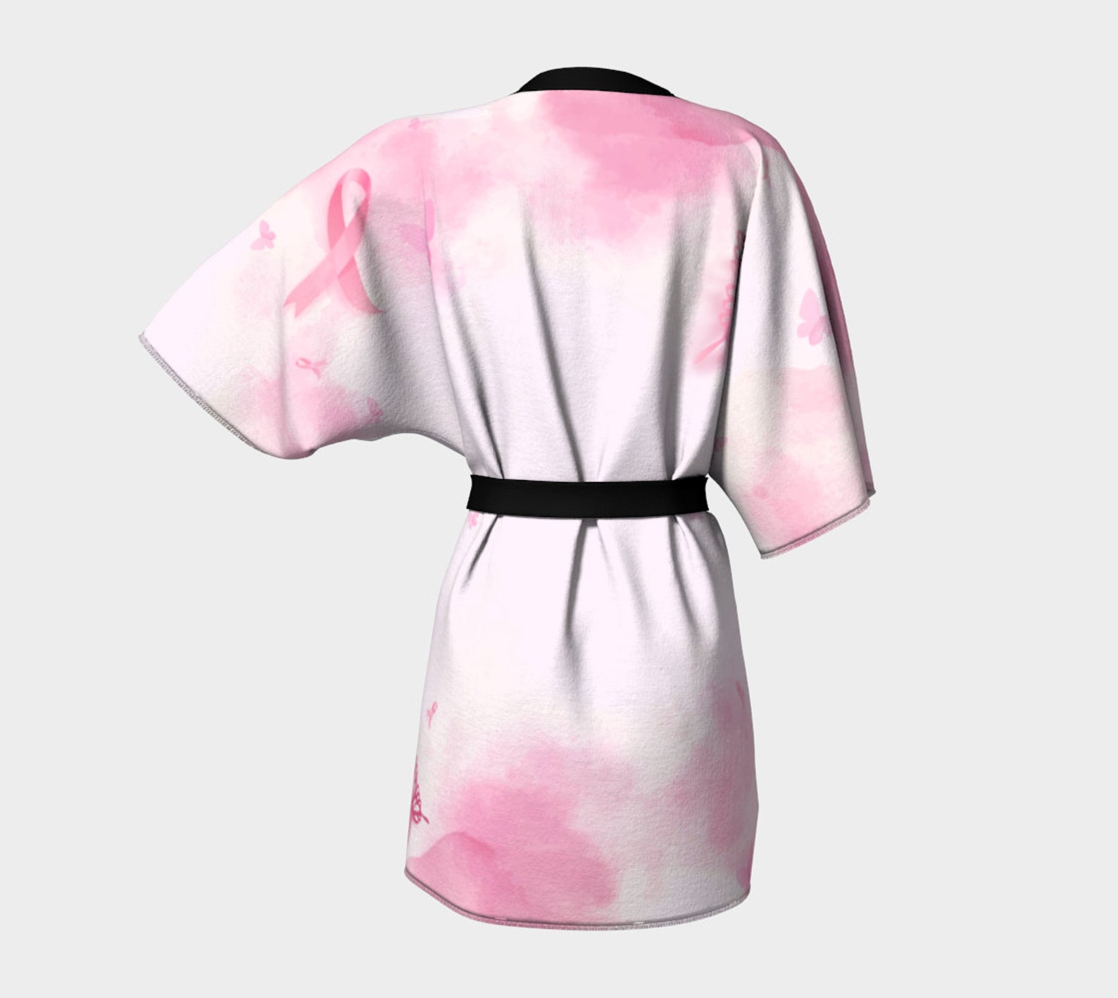 Pink Butterfly Kimonos Robes, Breast Cancer Awareness, Pink Ribbon - Etsy