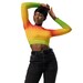 Rasta Colors Rasta Long-sleeve Crop Top - Etsy