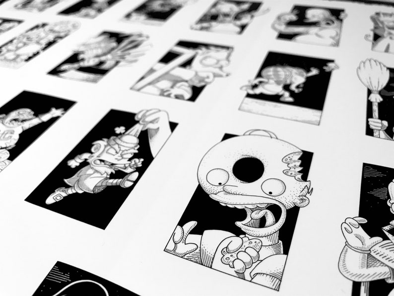 The Simpsons Treehouse of Horror Illustration Wall Art Print Fan Art - Etsy