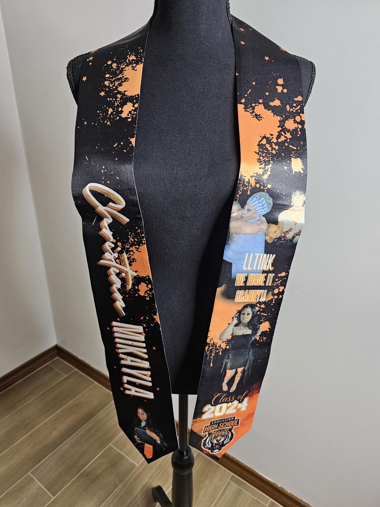 Custom Sublimation Graduation Stole – Personalize Your Big Day - Etsy