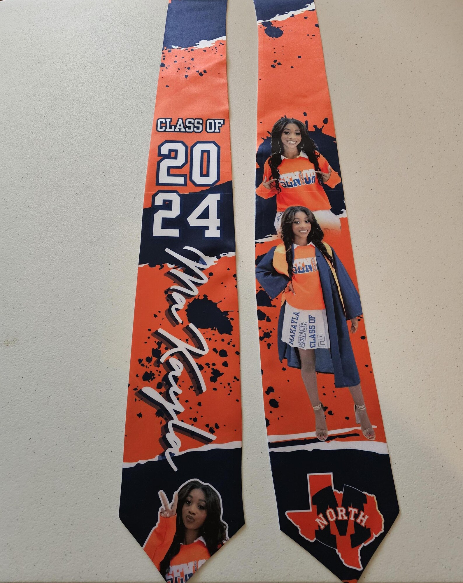 Custom Sublimation Graduation Stole – Personalize Your Big Day - Etsy