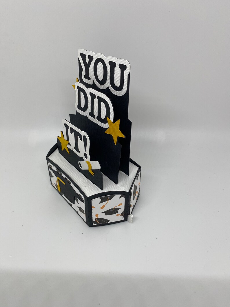 Graduation Deca Box Card-3d Card-custom-greeting Card- Speciality Card ...