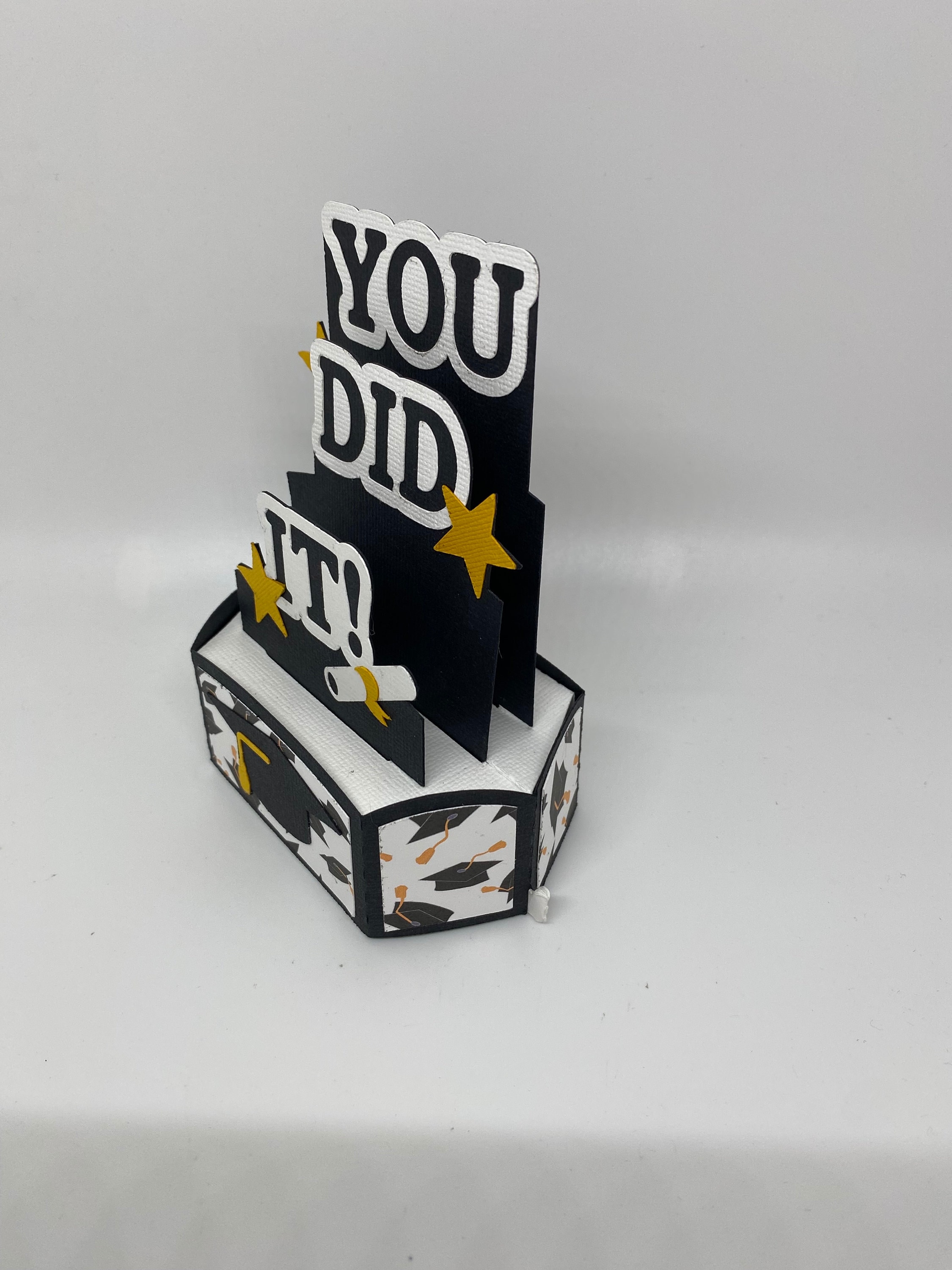 Graduation Deca Box Card-3d Card-custom-greeting Card- Speciality Card ...