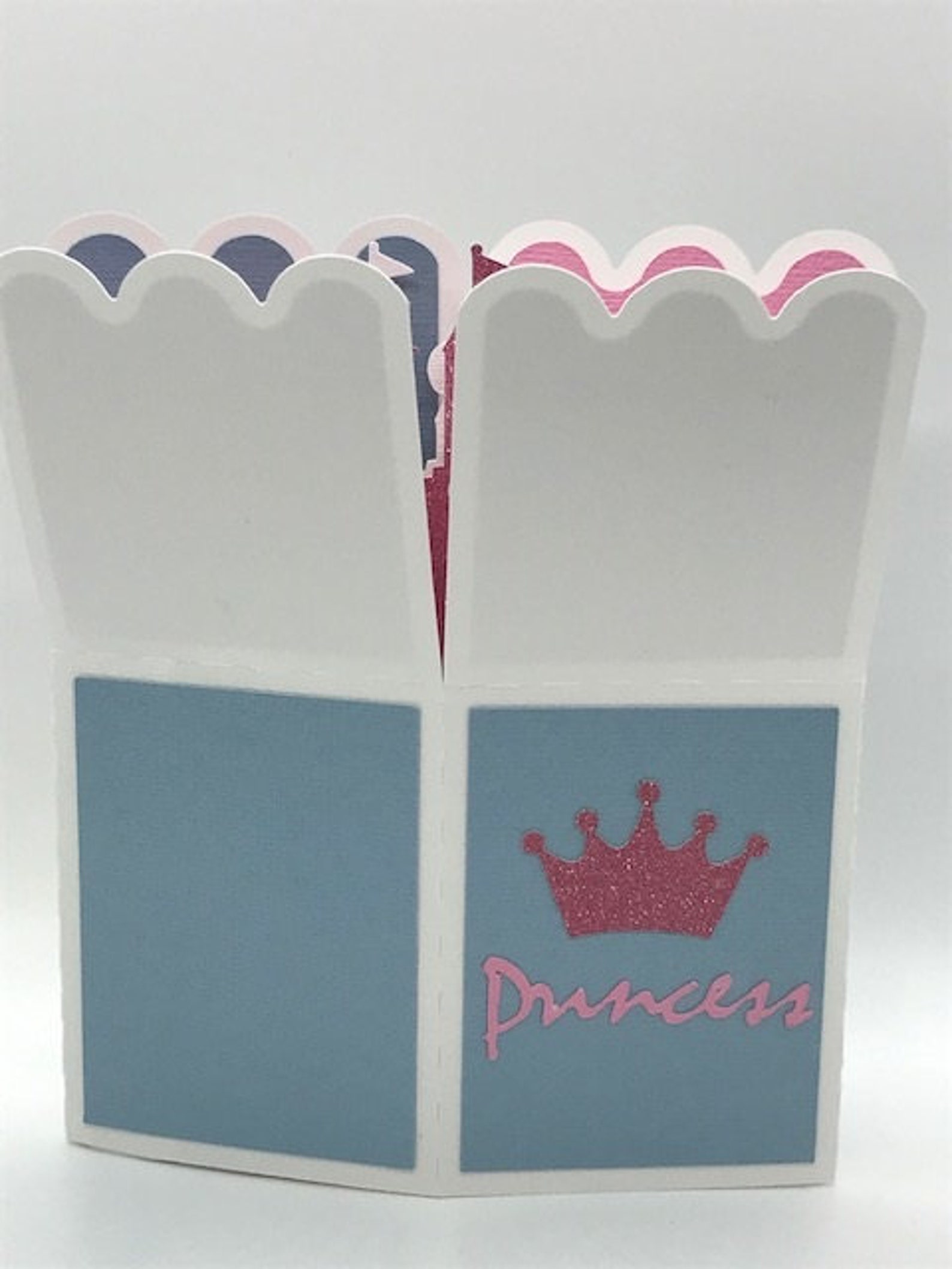Birthday Princess Box Card-handmade Card-box Card-3d Card-custom Card ...