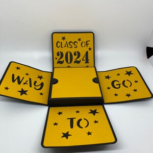 Graduation Hat-exploding Box-gift Card Holder-handmade-3d-celebration ...