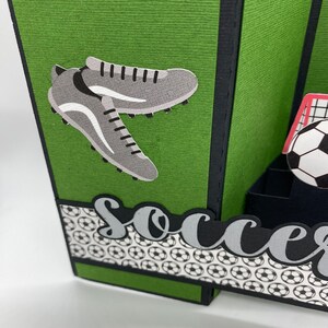 Soccer Themed Card-sports Themed Card-all Occasion-3d-handmade-free ...