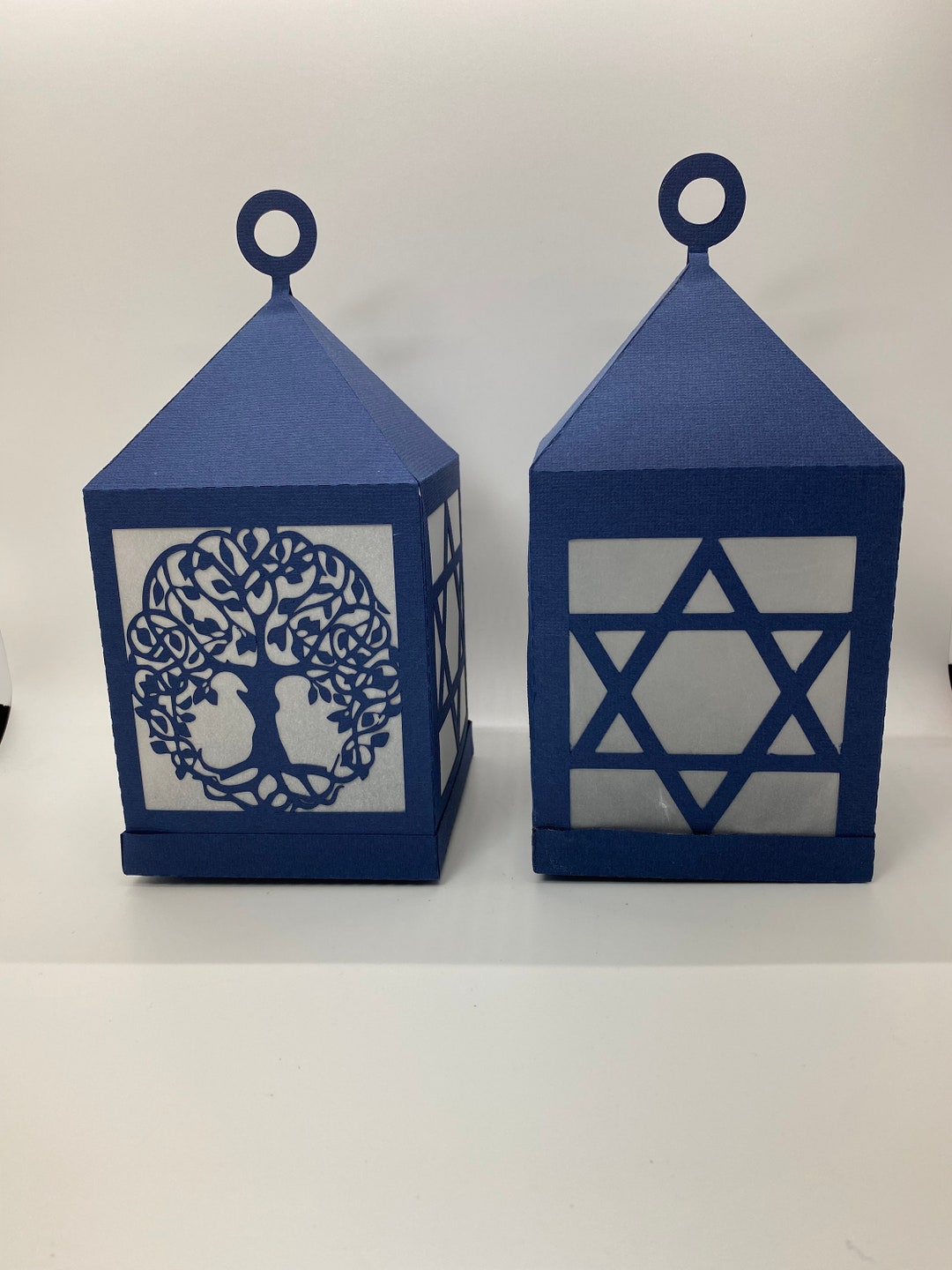 Tree of Life Lantern-jewish Star Lantern-judaica Lantern-jewish-light ...