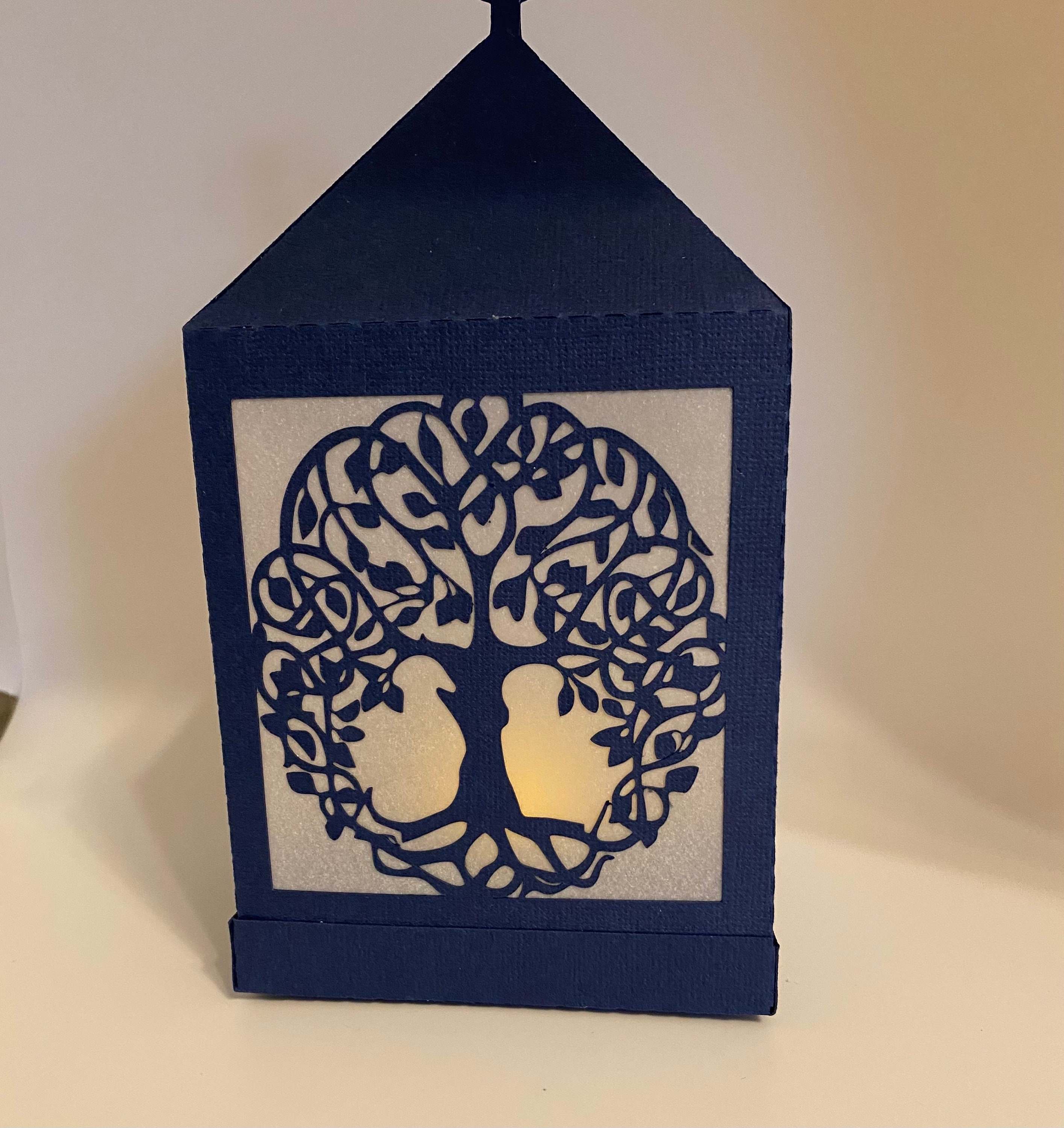 Tree of Life Lantern-jewish Star Lantern-judaica - Etsy