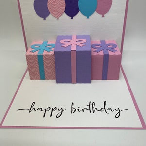 Birthday Pop-out Card-birthday-celebrate-3d-handmade-custom-free ...