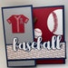 Baseball Themed Card-sports Themed Card-all Occasion-3d-handmade-free ...