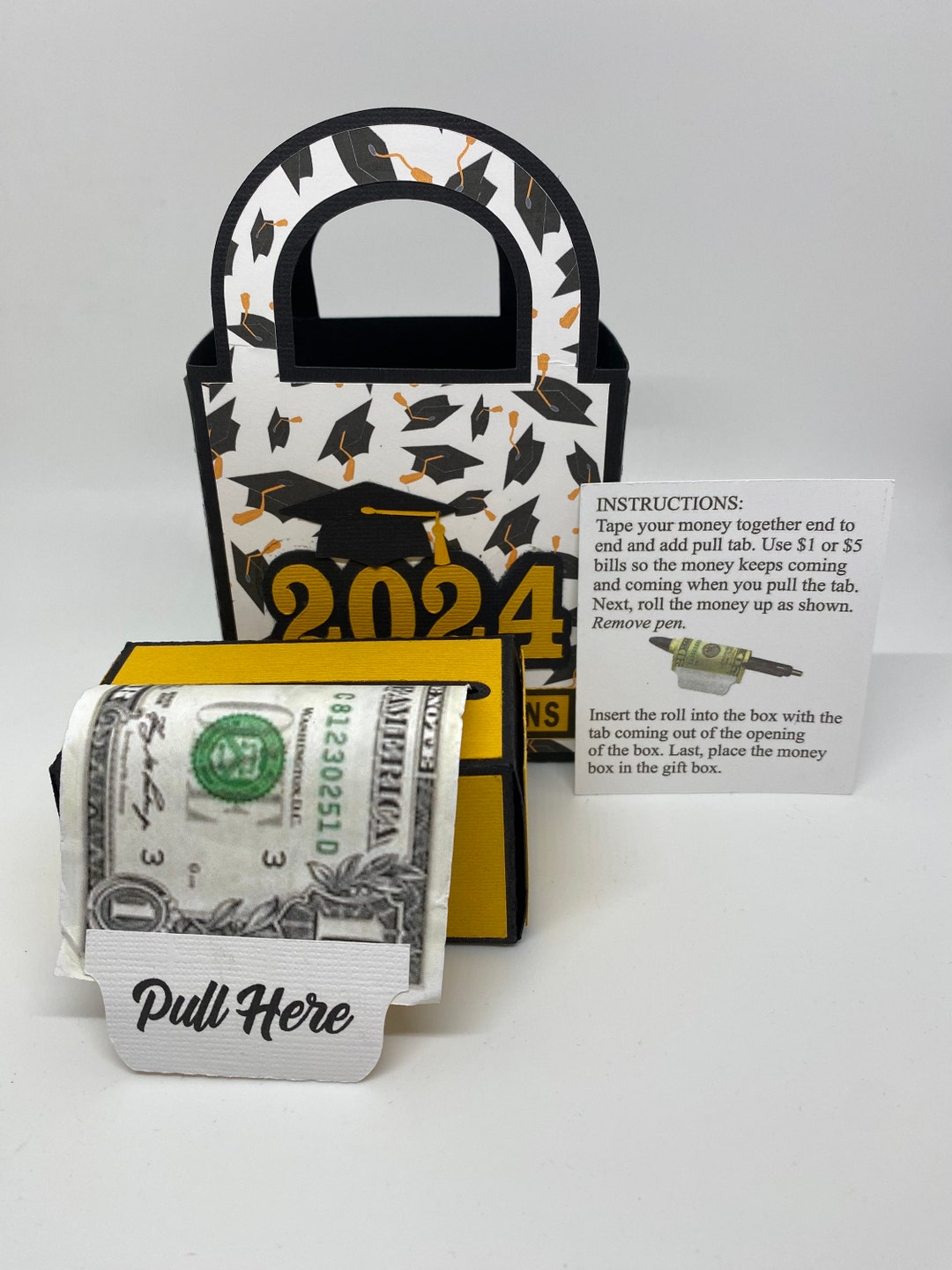 Graduation Money Box-graduation Card-graduation Gift-3d-handmade-free ...