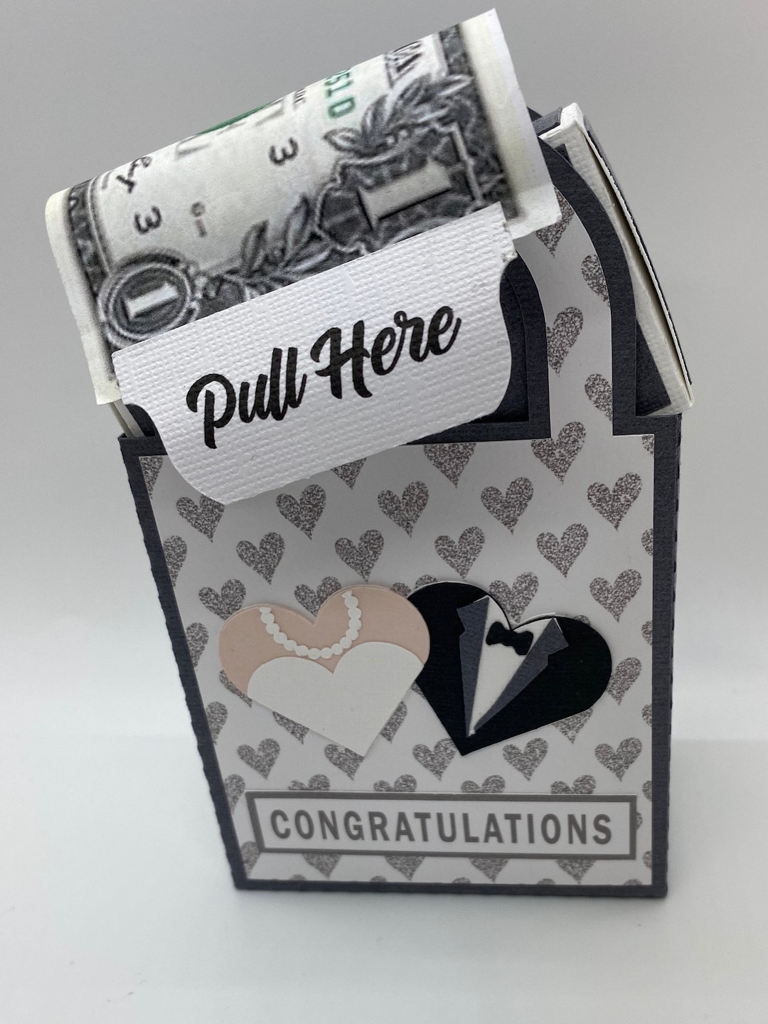 Wedding Money Box-money Box-wedding Card-3d-handmade-free Shipping - Etsy