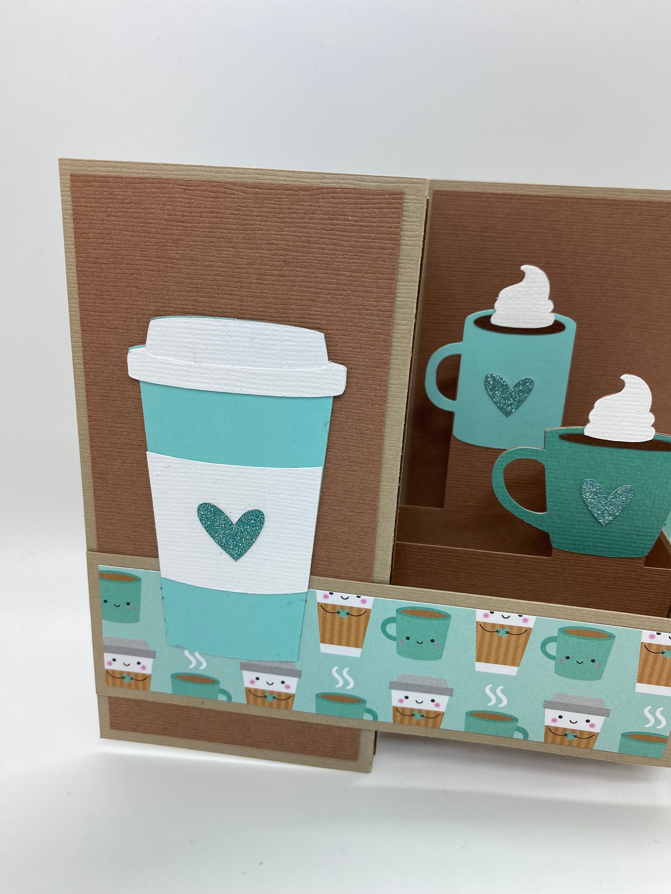 Thank You Card-friendship Card-thanks a Latte Card-wiper Card-3d ...