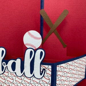 Baseball Themed Card-sports Themed Card-all Occasion-3d-handmade-free ...