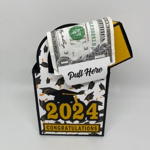 Graduation Money Box-graduation Card-graduation Gift-3d-handmade-free ...