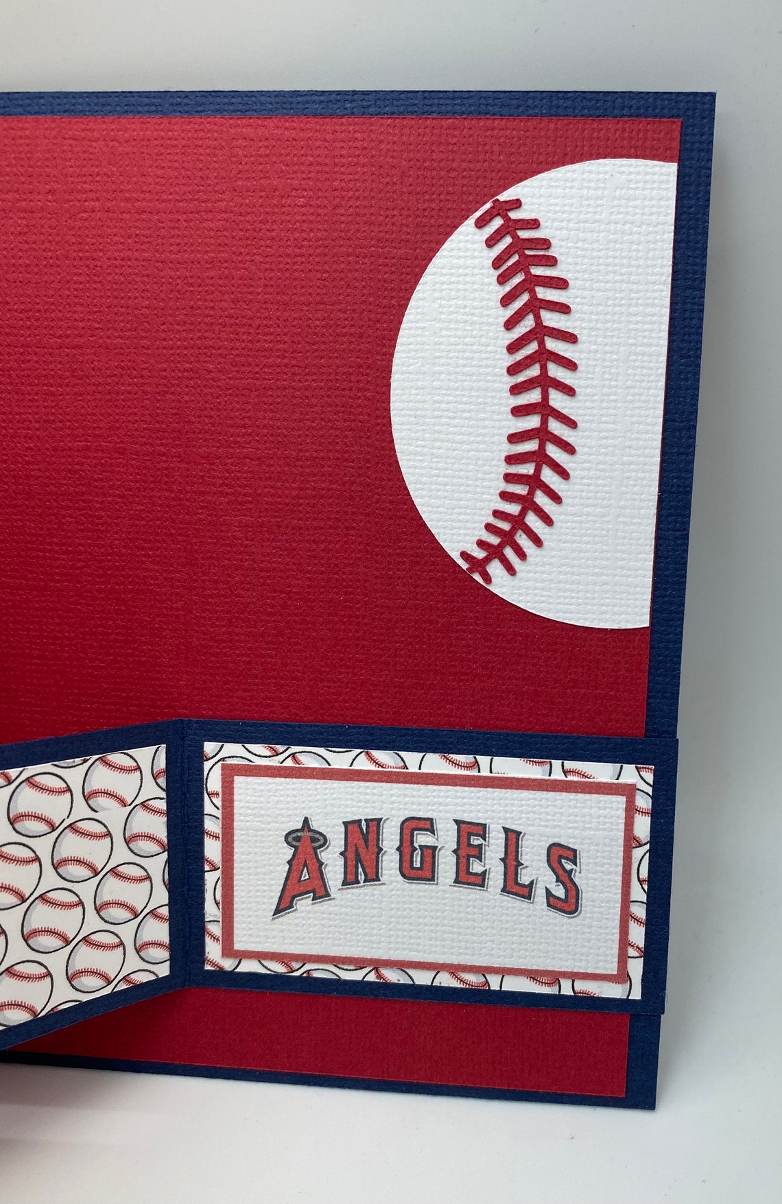 Baseball Themed Card-sports Themed Card-all - Etsy