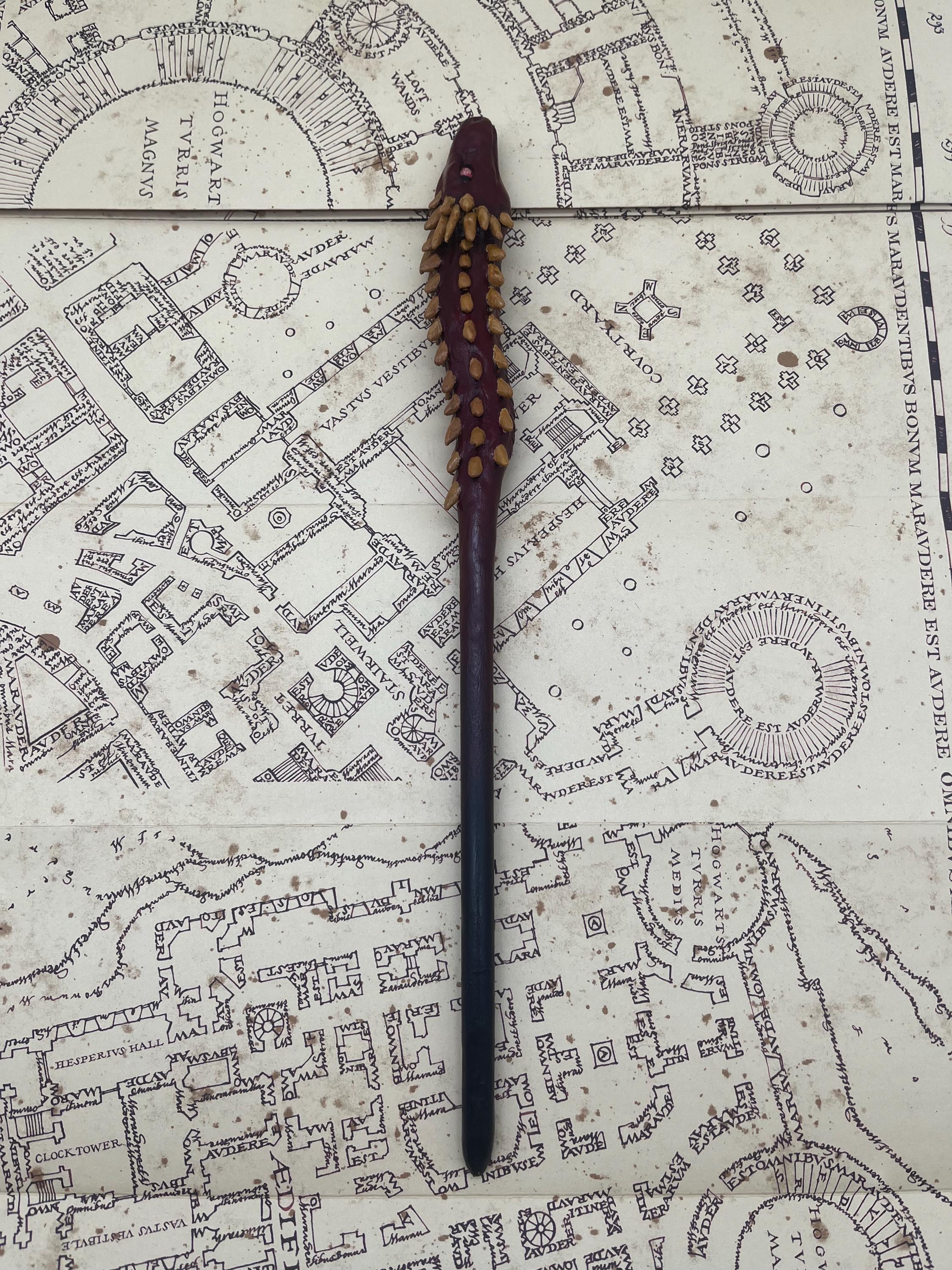 The Red Dragon Wand - Etsy
