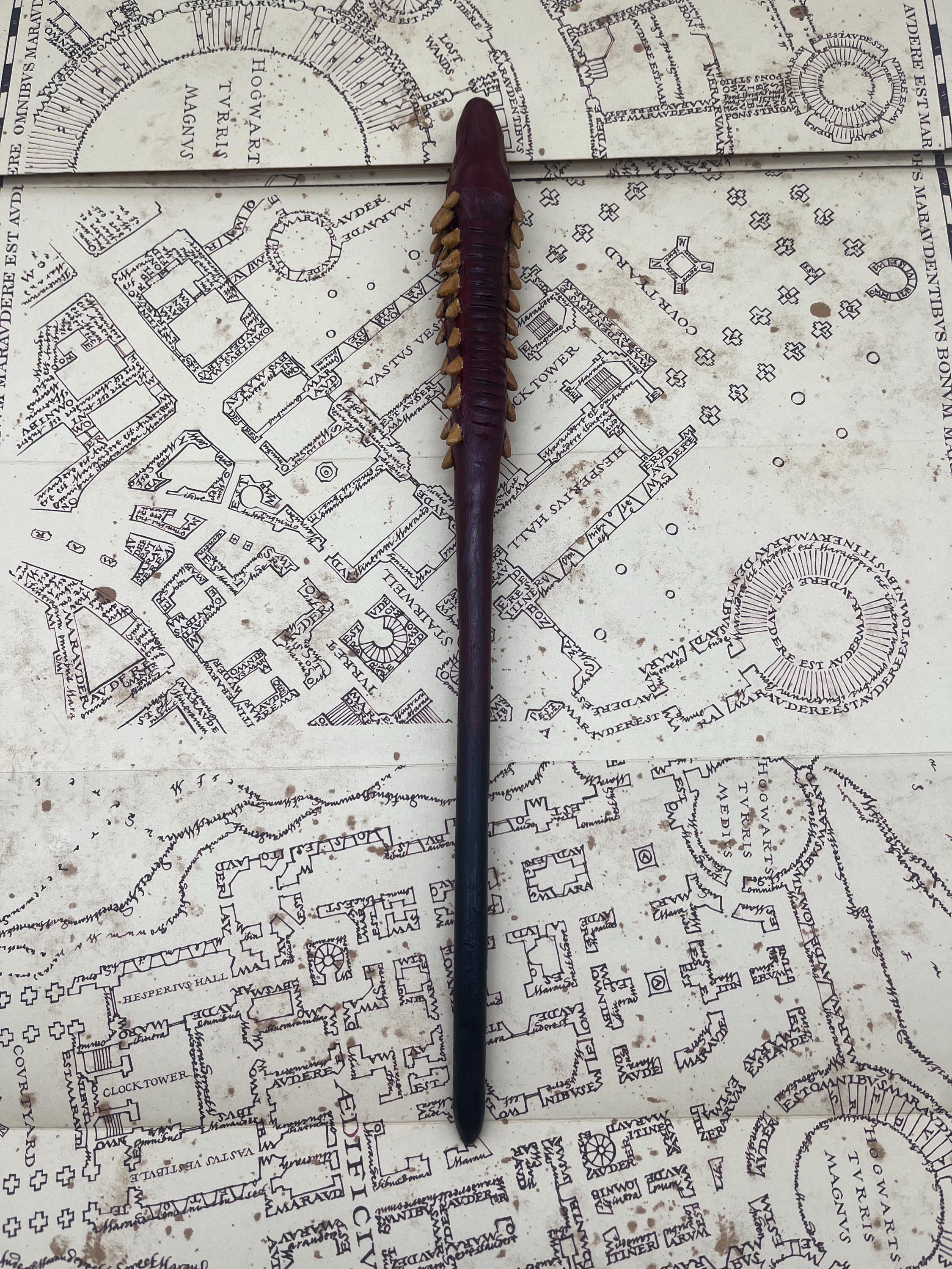 The Red Dragon Wand - Etsy