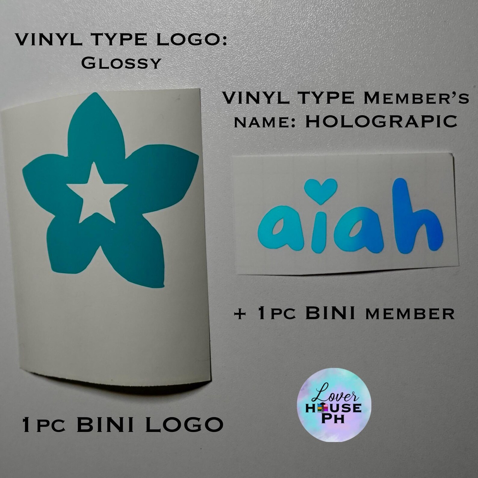 BINI Vinyl Decals (BINIL) | @bini_ph #BINI | Pantropiko | Salamin ...