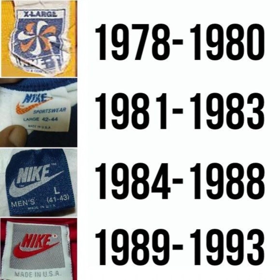 Collectible Vintage 80s Nike Swoosh Orange Tag Half Zip - Etsy