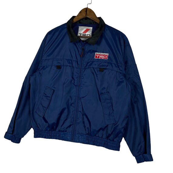 Vintage JDM Toyota Racing Development Jacket Blue Ful… - Gem