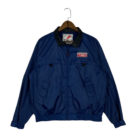 Vintage JDM Toyota Racing Development Jacket Blue Ful… - Gem