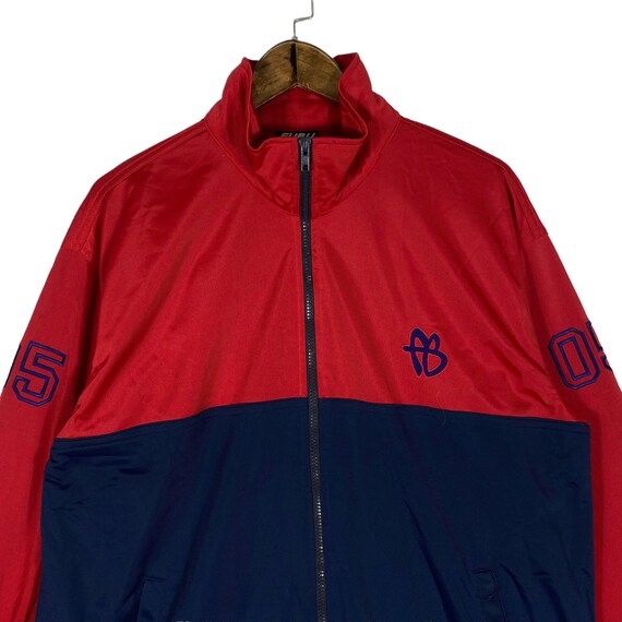 Vintage FUBU Full Zip Sweater Big Logo Embroidery Hip… - Gem