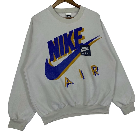 Vintage 90s Nike Air Sweatshirt Crewneck Big Logo Pullover Vintage 90s Nike Air Sweatshirt Crewneck Big Logo Pullover