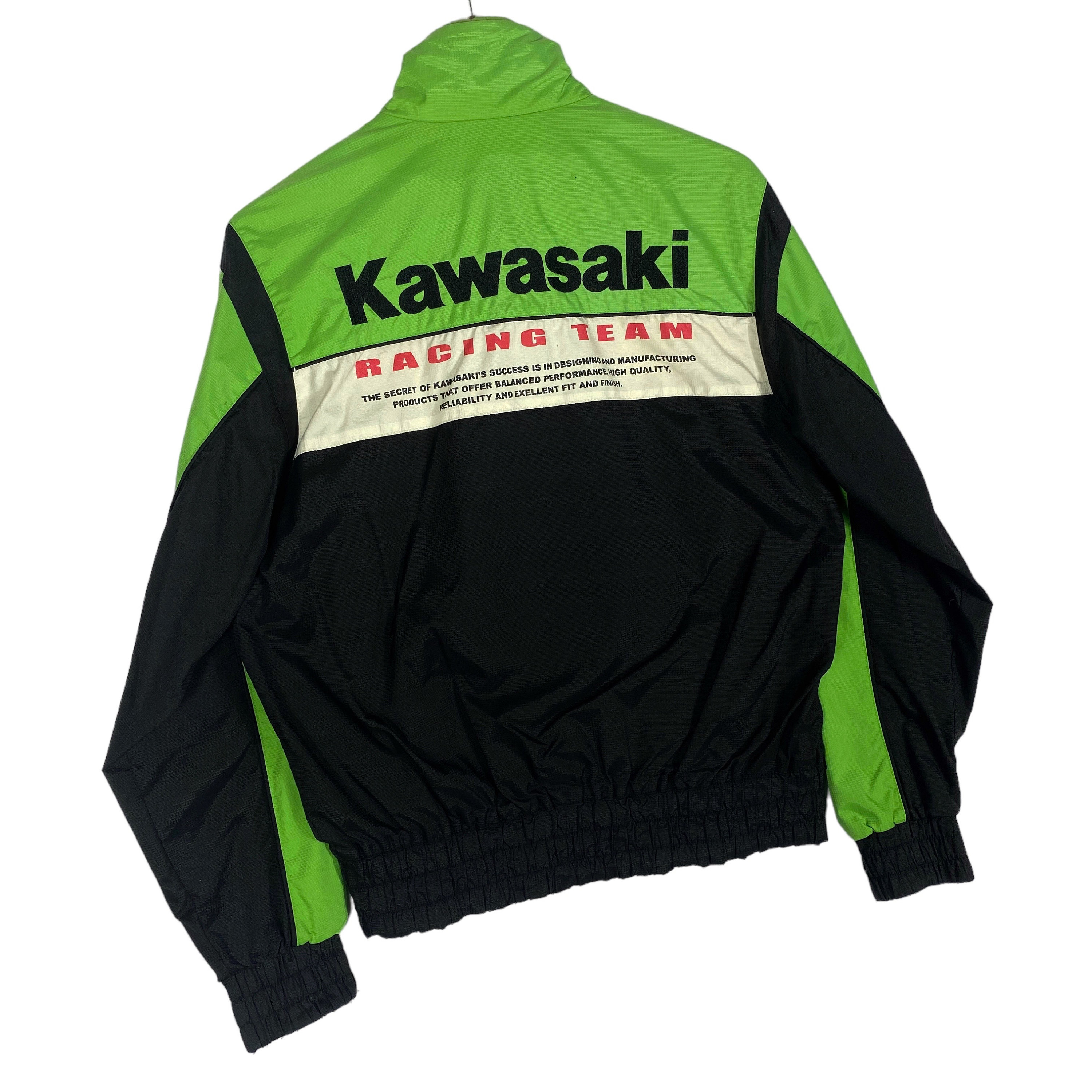 Vintage Kawasaki Racing Team Zip up Jacket Racing Equipment Vintage Kawasaki Racing Team Zip up Jacket Racing Equipment