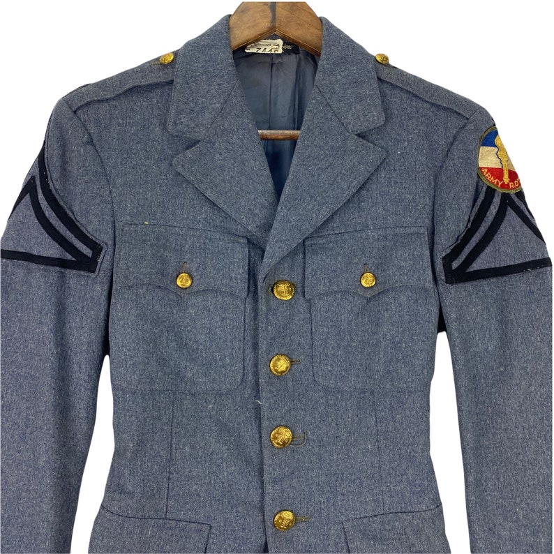 True Vintage 40s WW2 Army ROTC Uniform Ceremony Reserve Officers ...