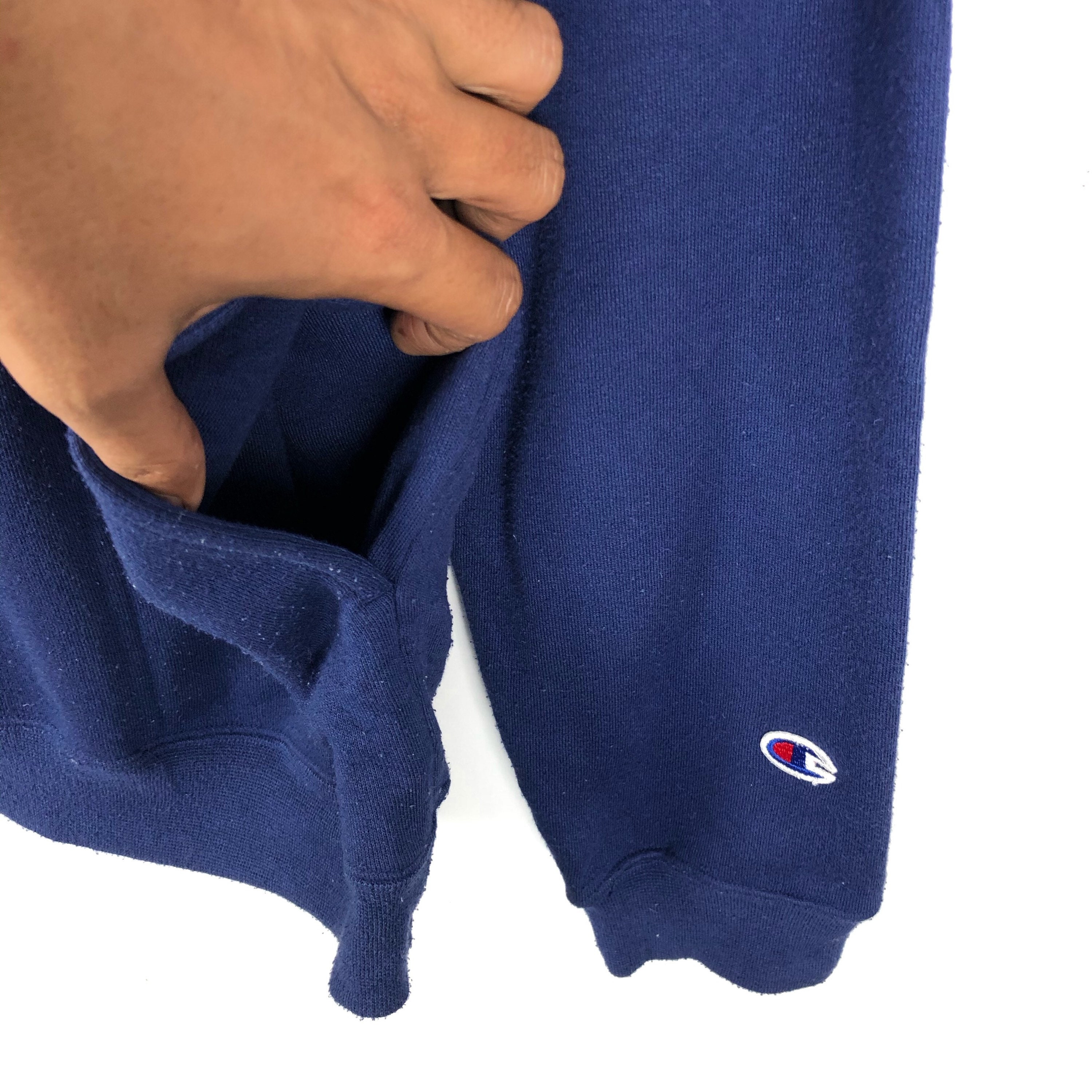 Vintage Champion Half Zip Pocket Sweatshirt Big Logo Vintage Champion Half Zip Pocket Sweatshirt Big Logo