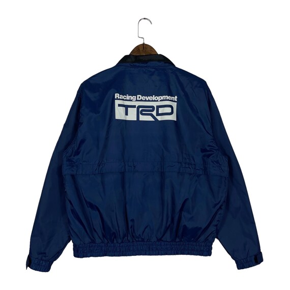 Vintage JDM Toyota Racing Development Jacket Blue Ful… - Gem