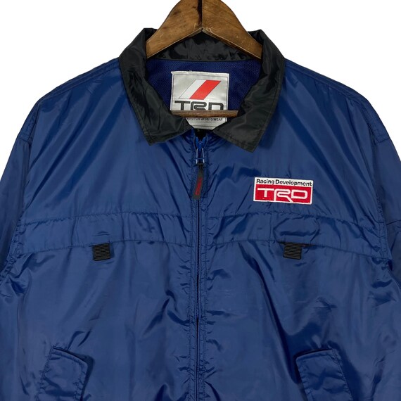 Vintage JDM Toyota Racing Development Jacket Blue Ful… - Gem