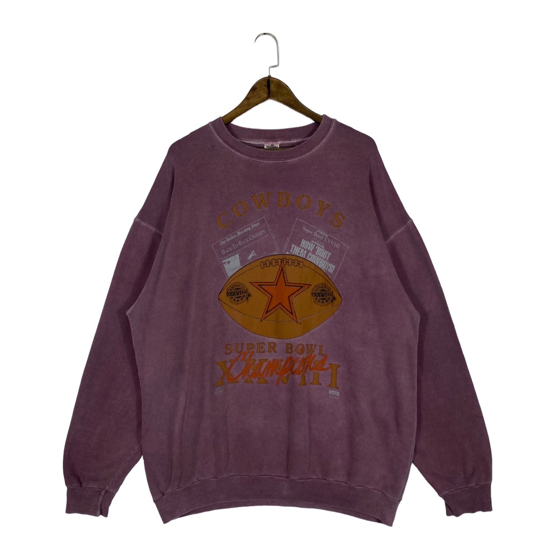 Vintage 1994 NFL Dallas Cowboys Super Bowl Stonewashed Sweatshirt ...