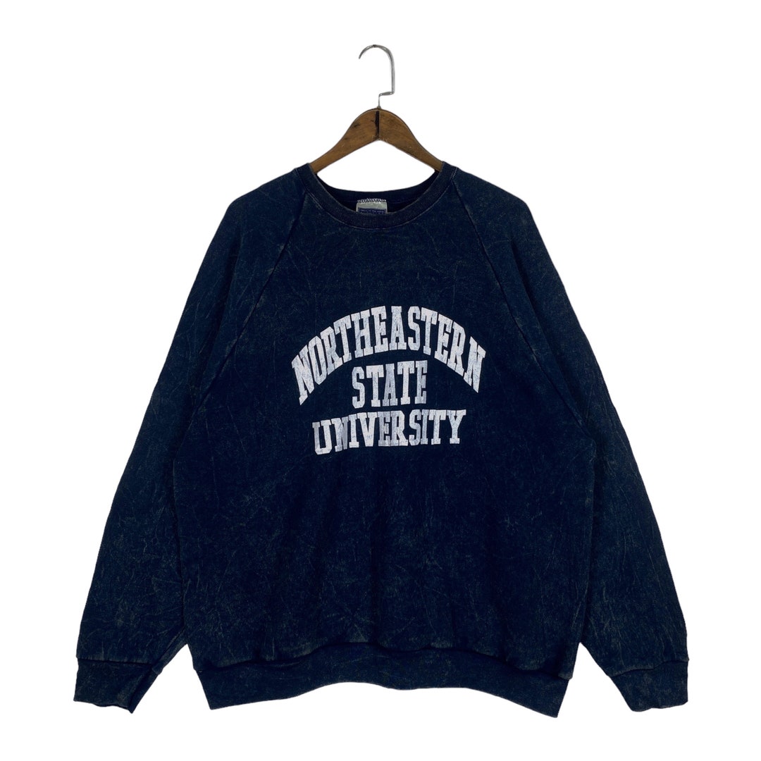 Rare!! Vintage Northeastern State University Sweatshirt Crewneck Indigo ...