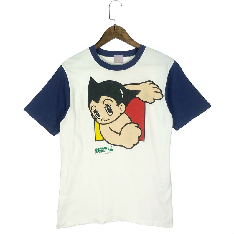 True Vintage 80s Mighty Atom Astro Boy T Shirt Raglan Osamu Tezuka ...