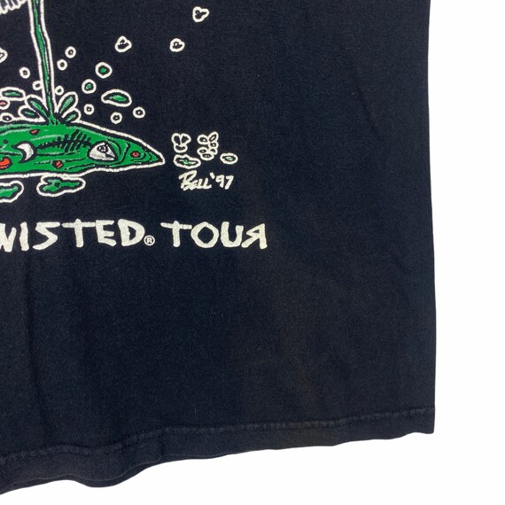 Vintage 1997 Korn’s Sick And Twisted Tour T Shirt Cre… - Gem