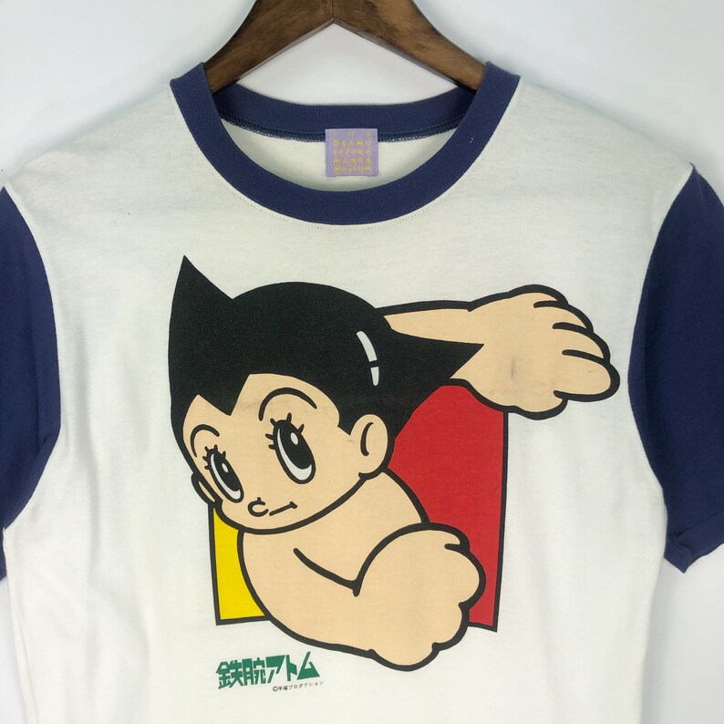 True Vintage 80s Mighty Atom Astro Boy T Shirt Raglan Osamu Tezuka ...
