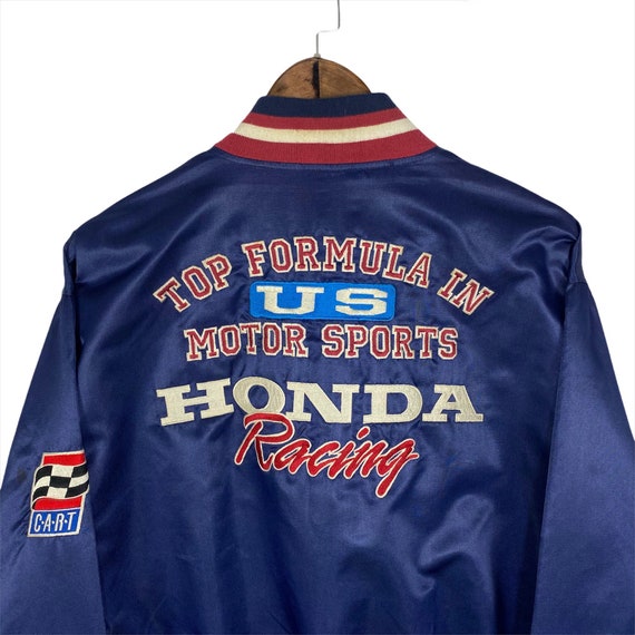 Vintage Honda Racing Motorsport Varsity Jacket Big Lo… - Gem
