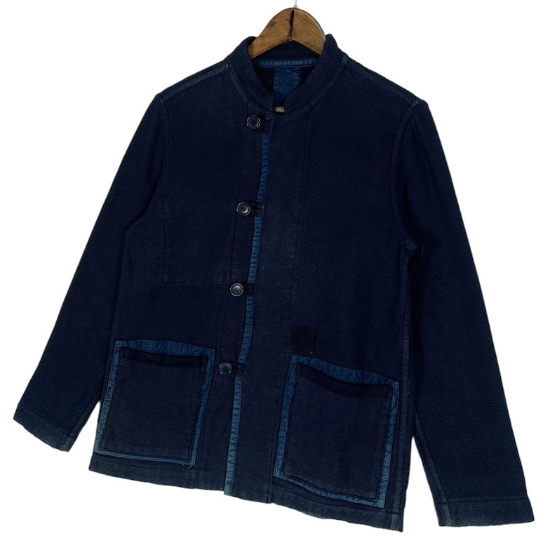 Vintage Blue Blue Japan Pure Indigo Chore Jacket Sashiko - Etsy
