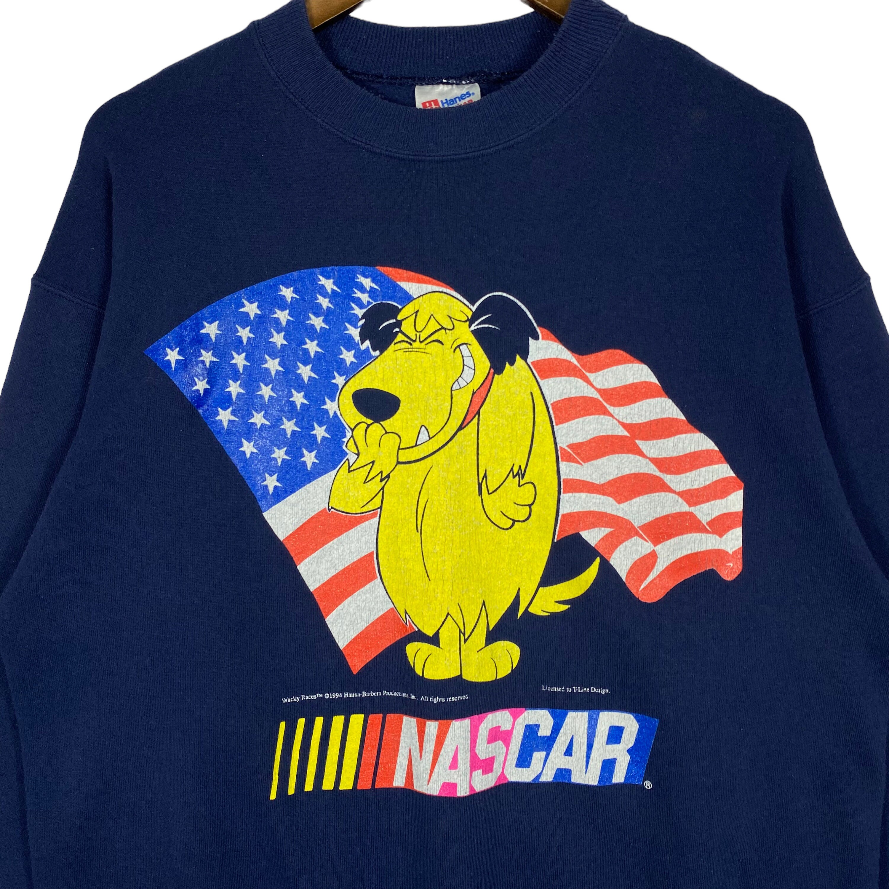 Vintage 1994 Nascar Muttley Wacky Races Sweatshirt Crewneck - Etsy