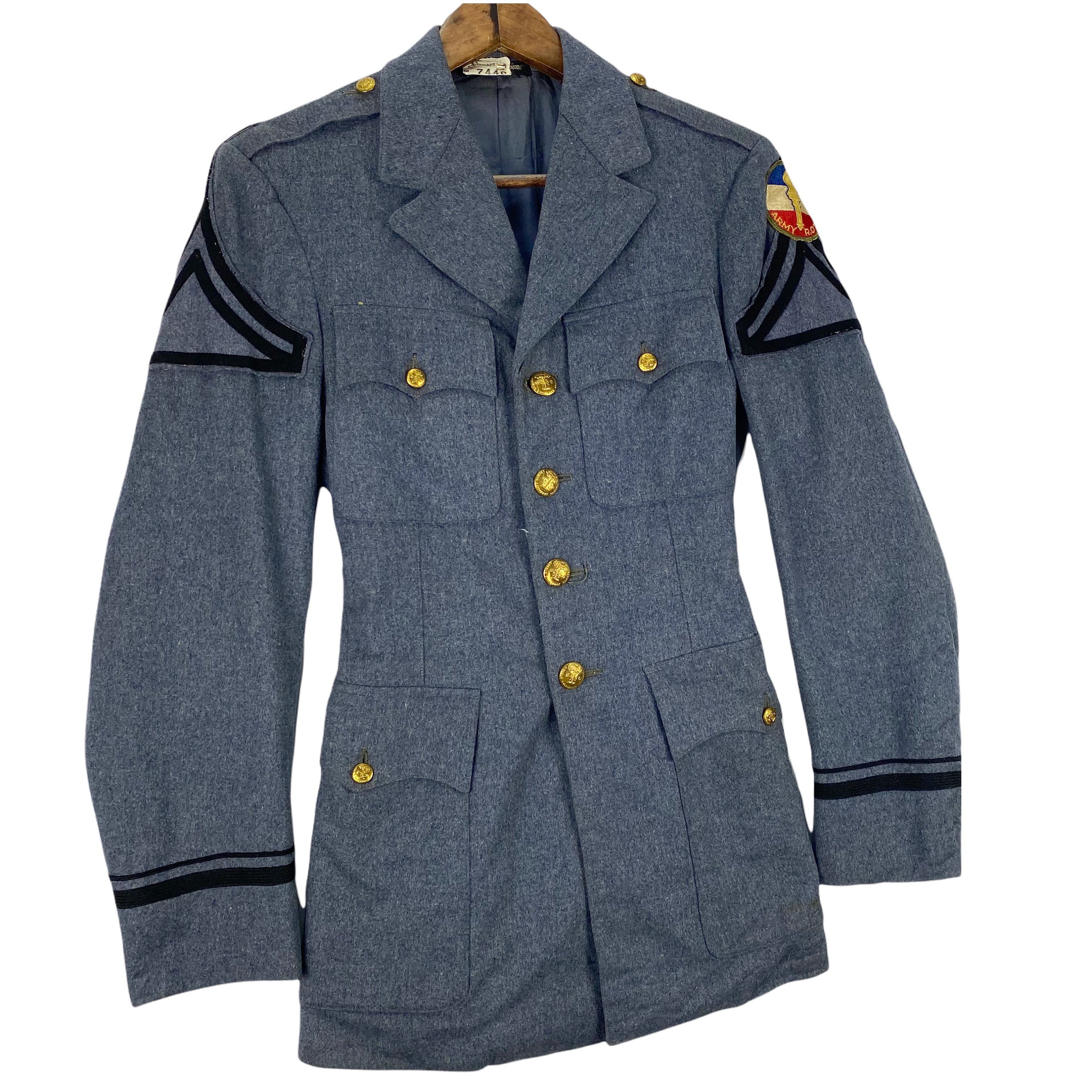 True Vintage 40s WW2 Army ROTC Uniform Ceremony Reserve Officers ...