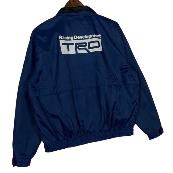 Vintage JDM Toyota Racing Development Jacket Blue Ful… - Gem
