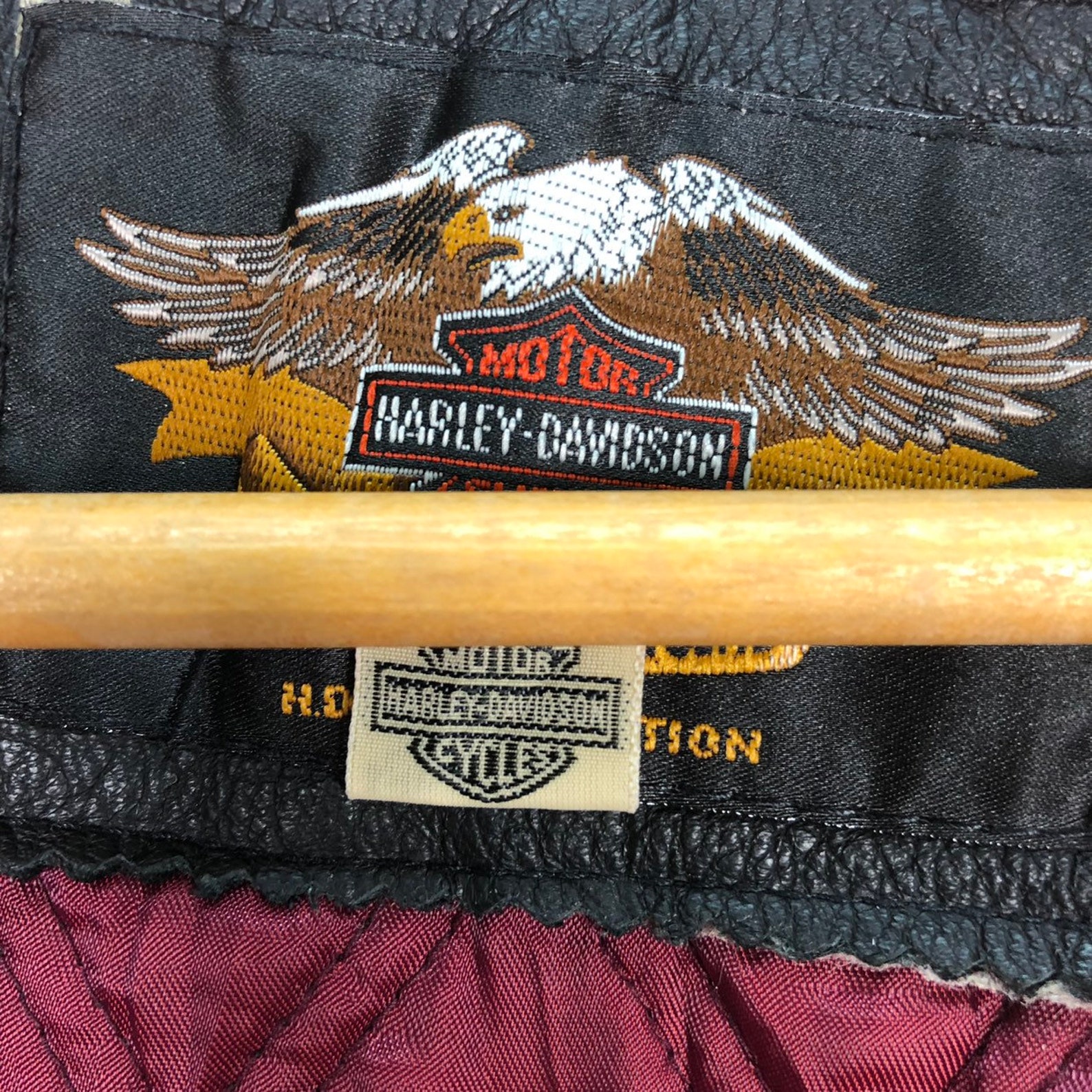 Vintage Harley Davidson Racing Suit Leather Jacket Full Zipped Biker ...