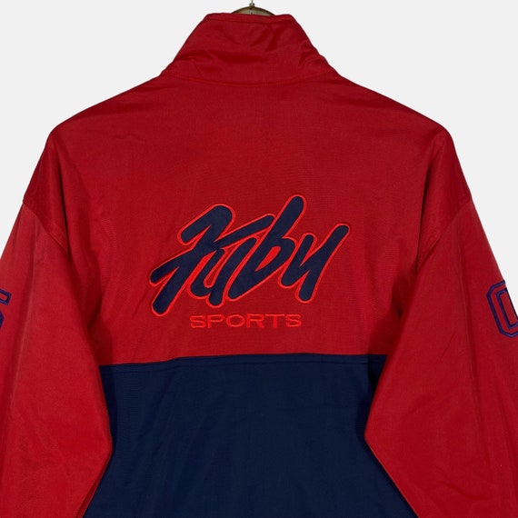 Vintage FUBU Full Zip Sweater Big Logo Embroidery Hip… - Gem