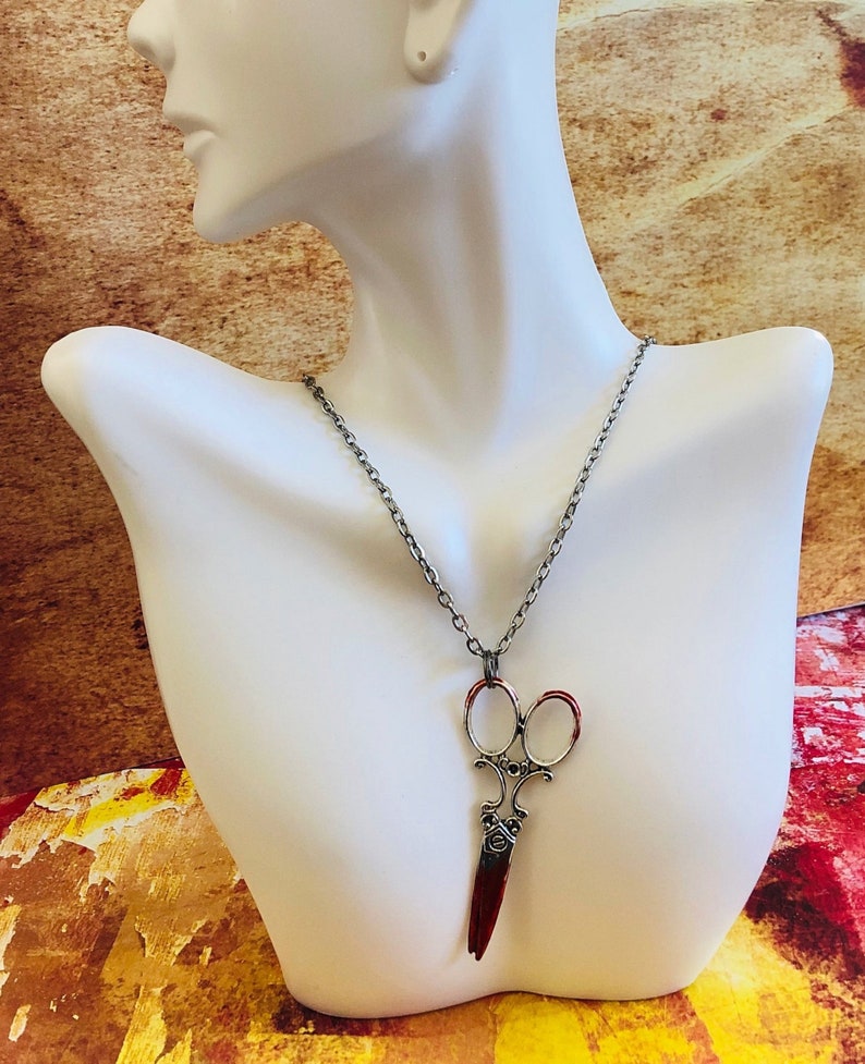 Best Friends Necklace BFF Knife and Scissor Necklaces for - Etsy