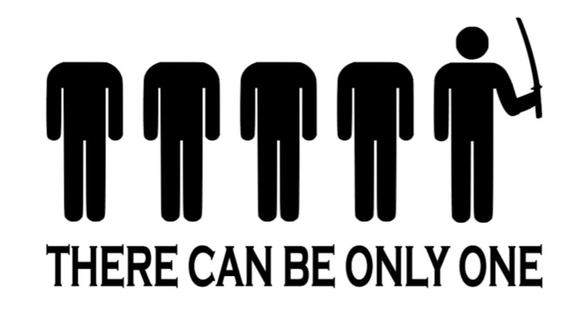 Highlander: There Can Be Only One. Your best decal ever. | Etsy