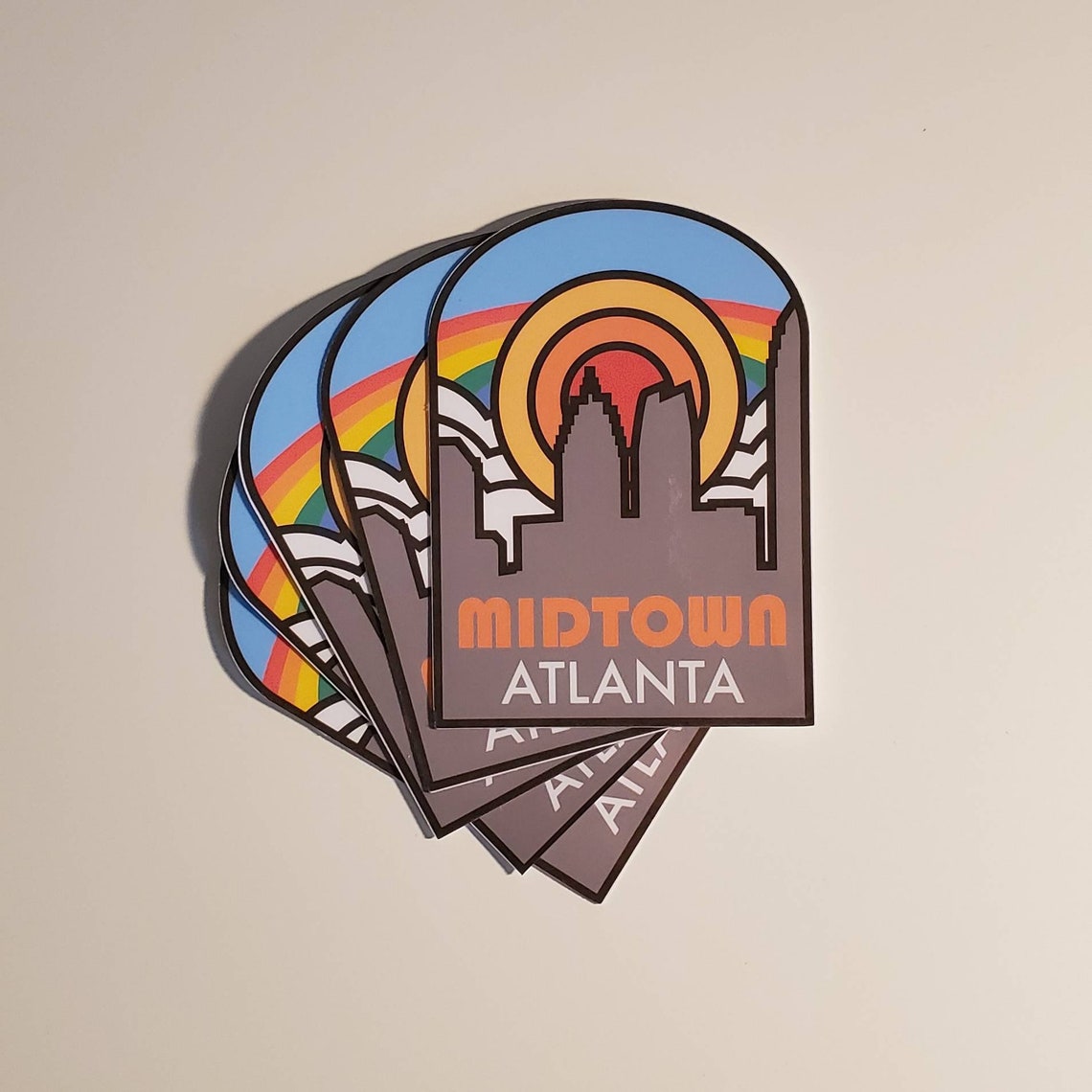 Atlanta Sticker. Midtown Atlanta Sticker. ATL Decal. Atlanta | Etsy
