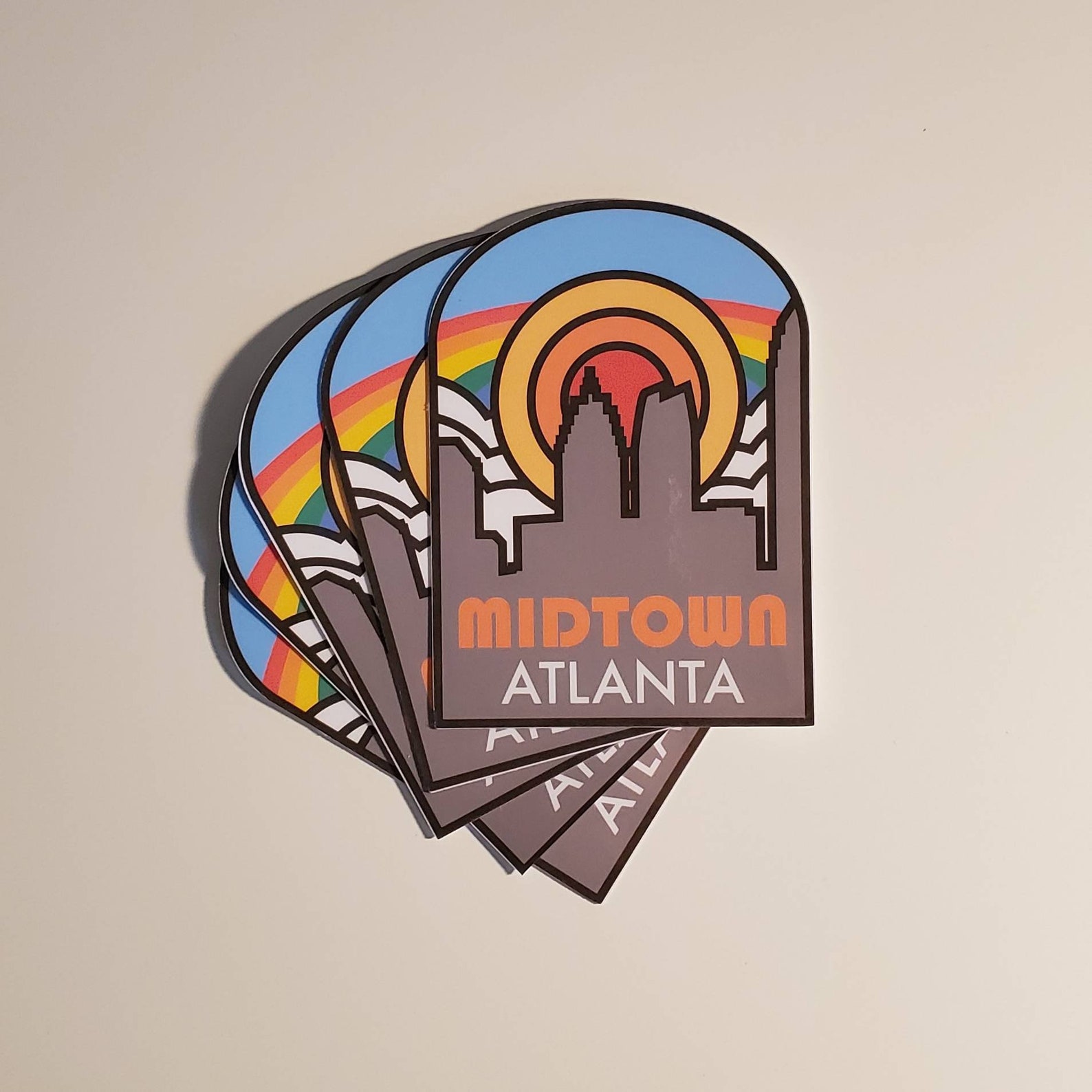 Atlanta Sticker. Midtown Atlanta Sticker. ATL Decal. Atlanta | Etsy